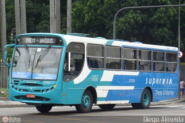 Supervia Trens Urbanos 37574 em Rio de Janeiro por Diego Almeida Araujo ...